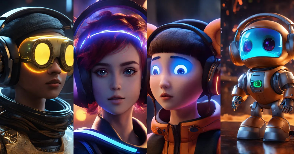 Lexica - A sound visualizer character with personality, waveform ...