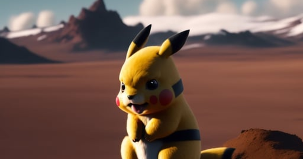 Lexica - Pikachu in interstellar movie