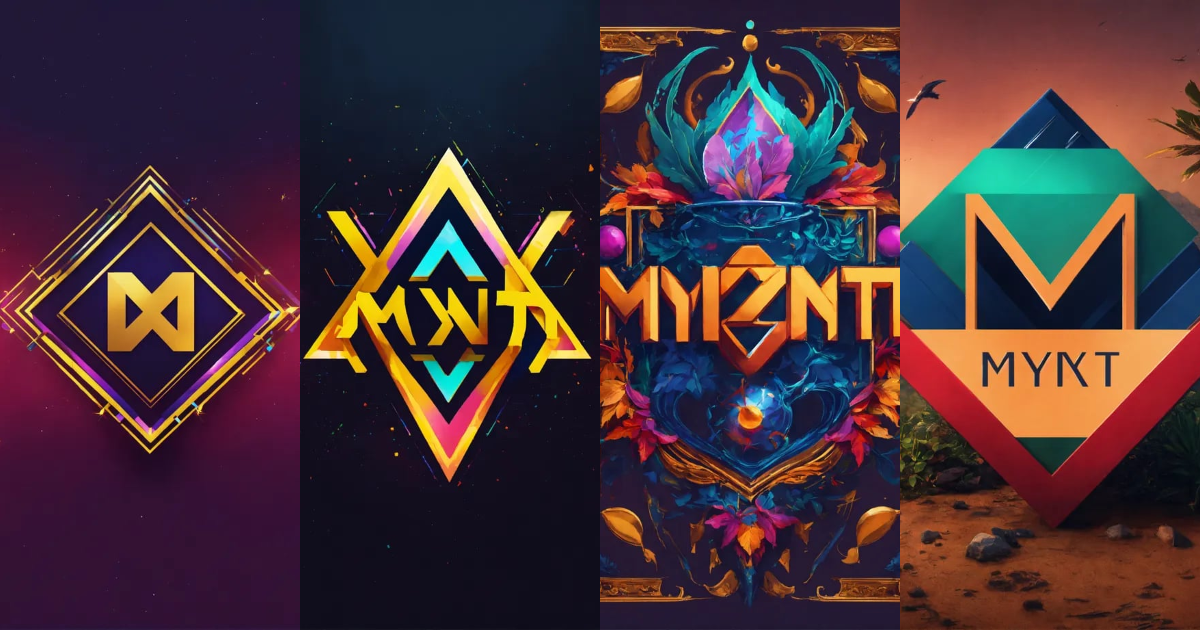 Lexica - A logo for a brand called Myxnt
