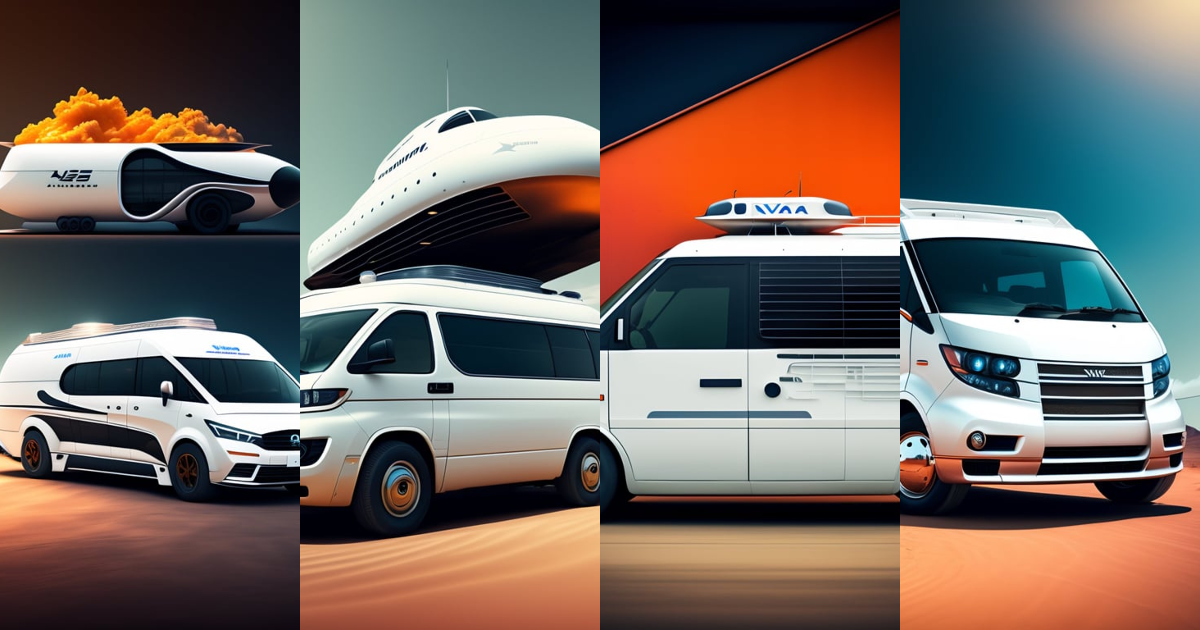 Lexica - Side view minivan, rusty and dust covered, nasa vehicle ...