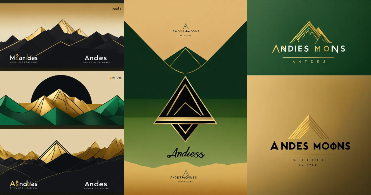 Lexica - I created the minimalist style logo for a brand called "Andes ...