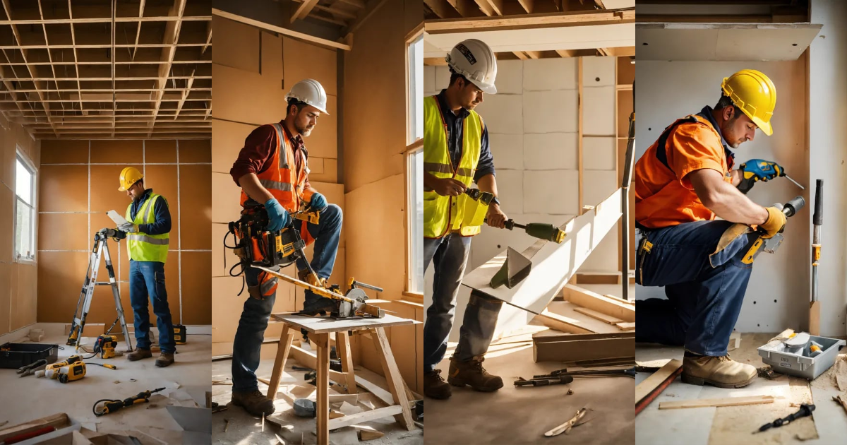 Lexica - Envision a well-organized construction site where a skilled ...