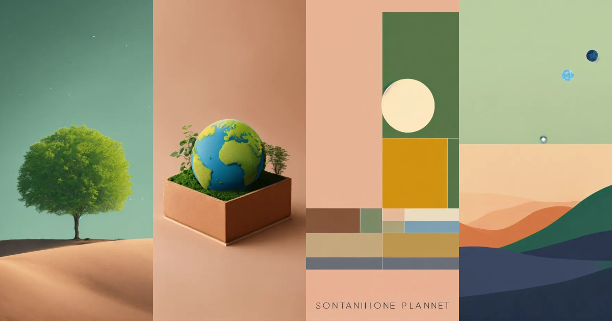 Lexica - Simple, minimalistic picture of a sustainable planet with ...