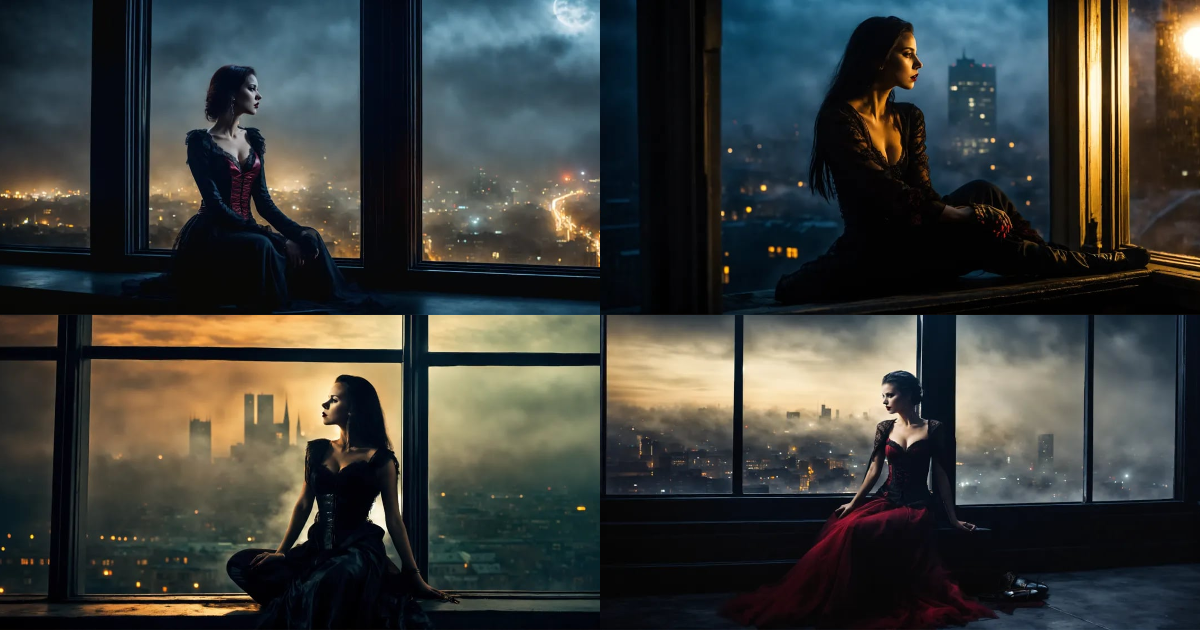 Lexica - Cinematic look, vampire underworld movie style, dark gothic ...