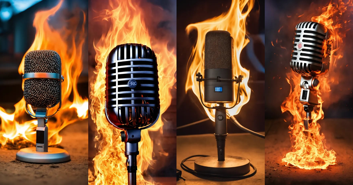 Lexica - Microphone on fire