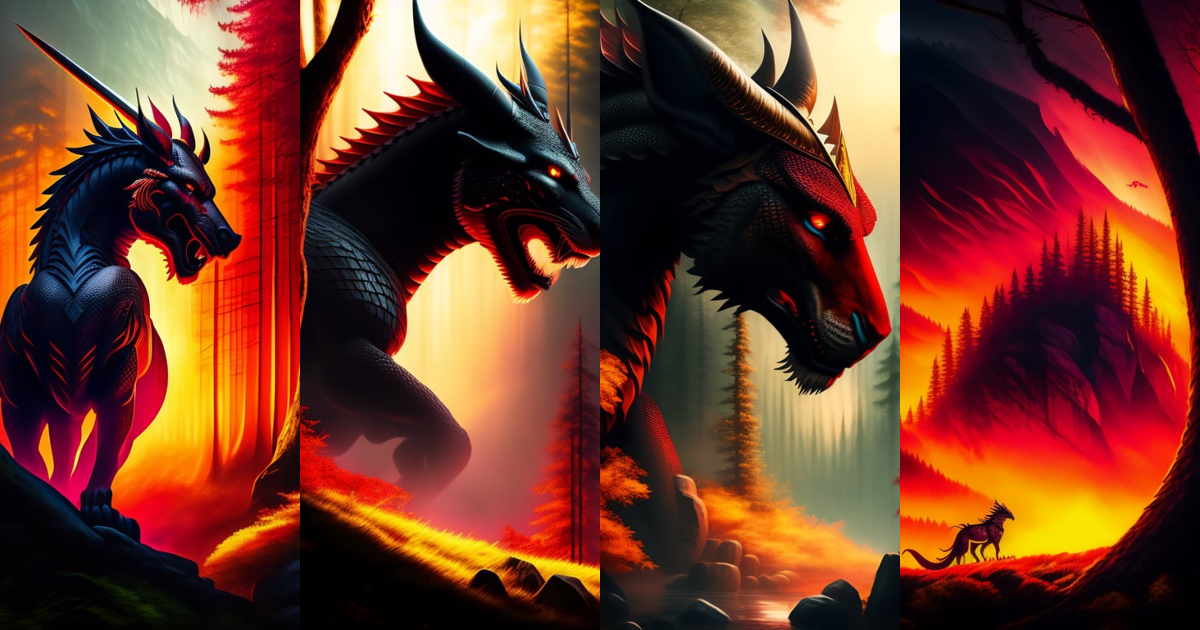 Lexica - Dark, foreboding forest, with twisted trees and gnarled ...