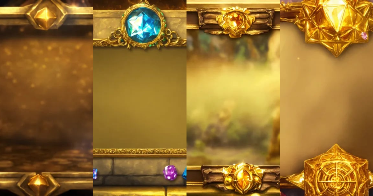 Lexica - Frame, RPG template, fantasy, magic, gold, dungeons and ...