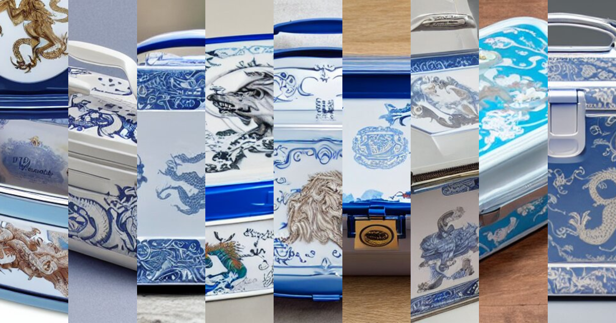 Lexica - Lunchbox, Clear white texture with artistically executed ...