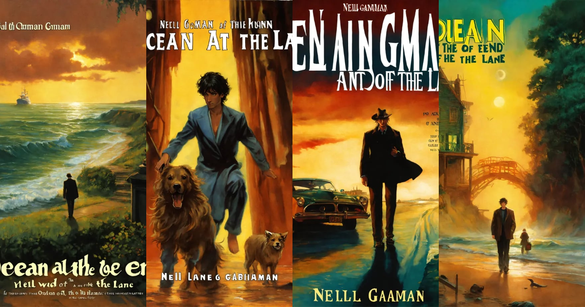 Lexica - Pulp cover art for Ocean at the End of the Lane by Neil Gaiman ...