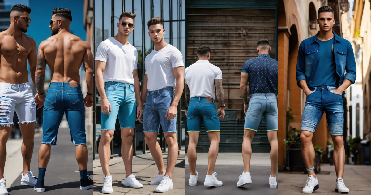 Lexica - A fresh new innovative men's denim short design. These shorts ...