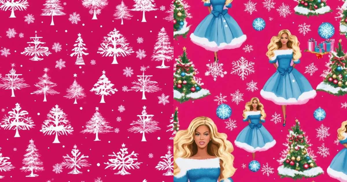 Lexica - Seamless repeatable pattern of Beyonce as Barbie inspired ...