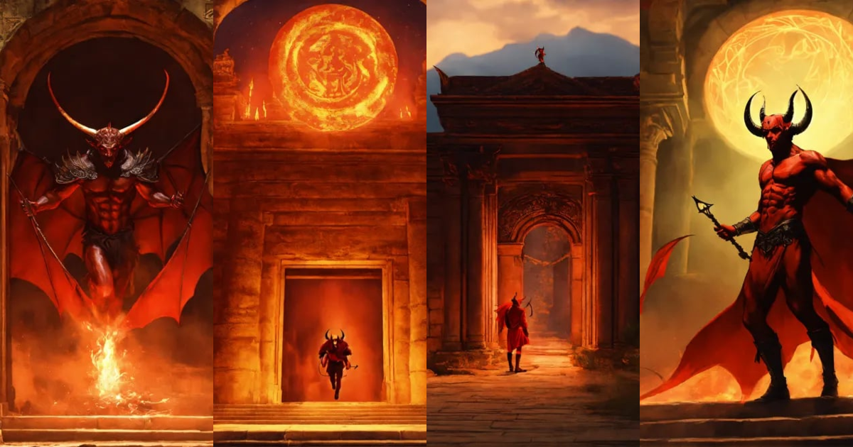 Lexica - Devil flies by night thru the ancient portals