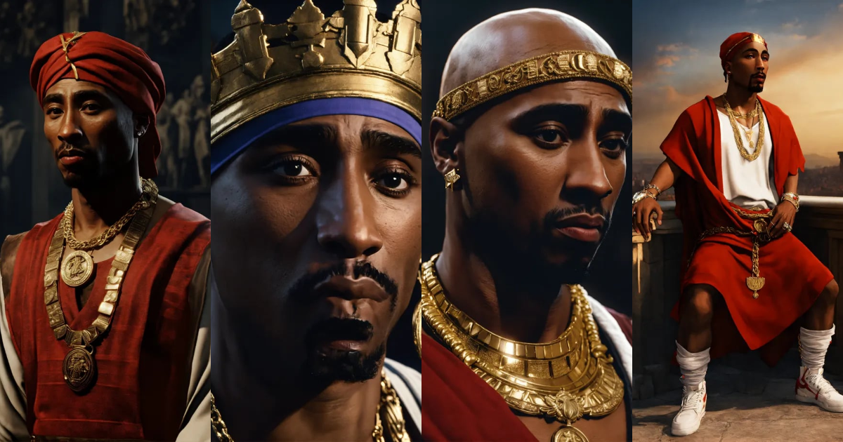 Lexica - Tupac Shakur as Julius Caesar 8k unreal engine render ...