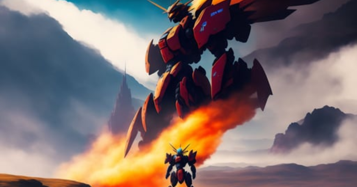 Lexica - An attack on titian style action anime scene were a futuristic ...