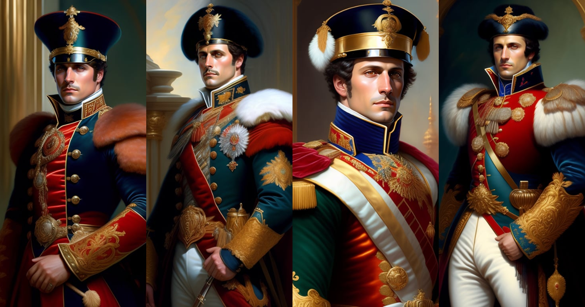 Lexica - Napoleon Bonaparte as a fantasy D&D character, portrait art by ...