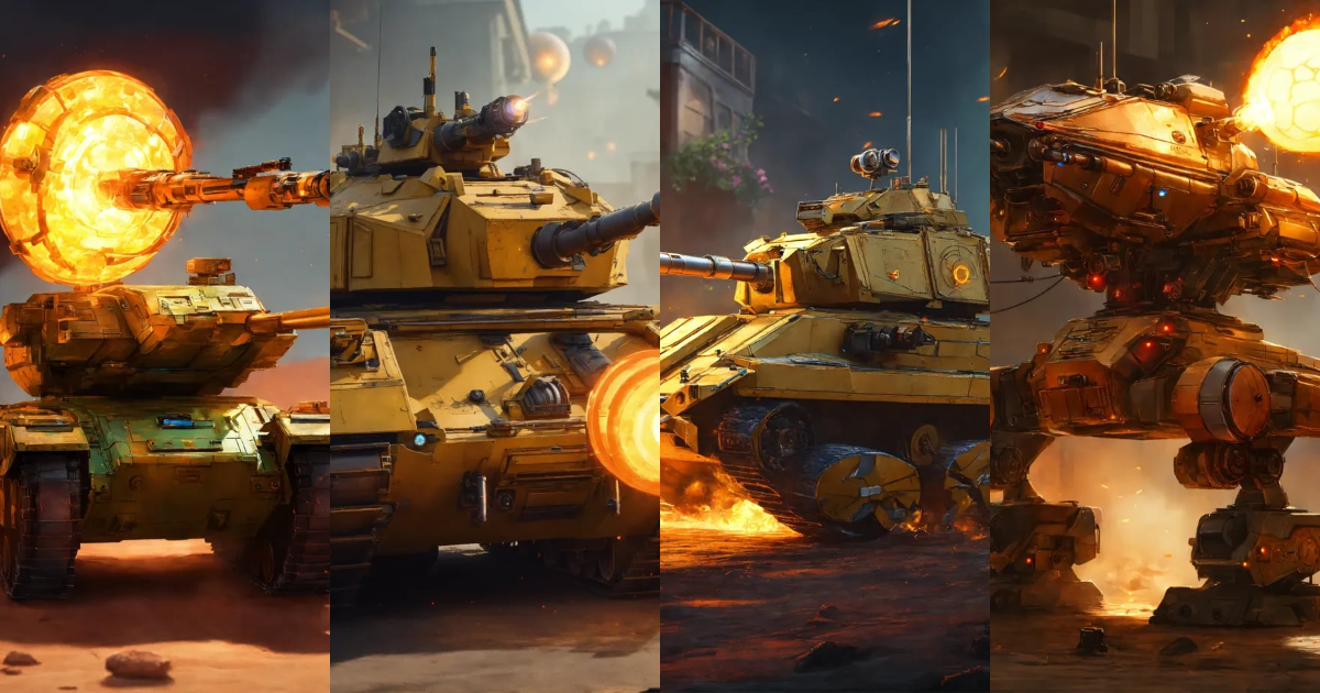 Lexica - A siege tank with an attached circular kinetic coil blaster ...