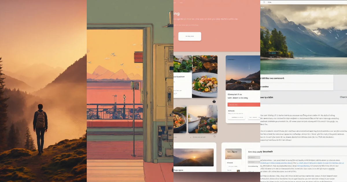 Lexica - A simple page dosing with only one button, minimalistic, no images