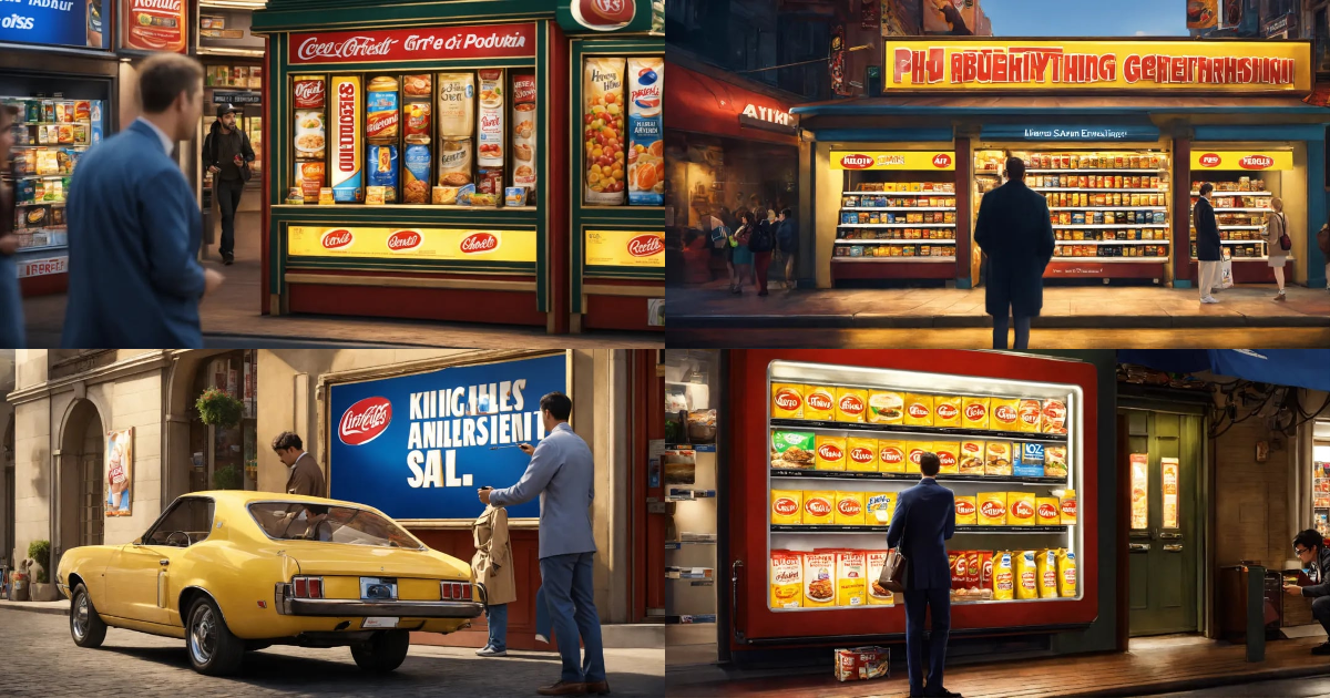 Lexica - Photorealistic image of a person buying an highly entertaining ...