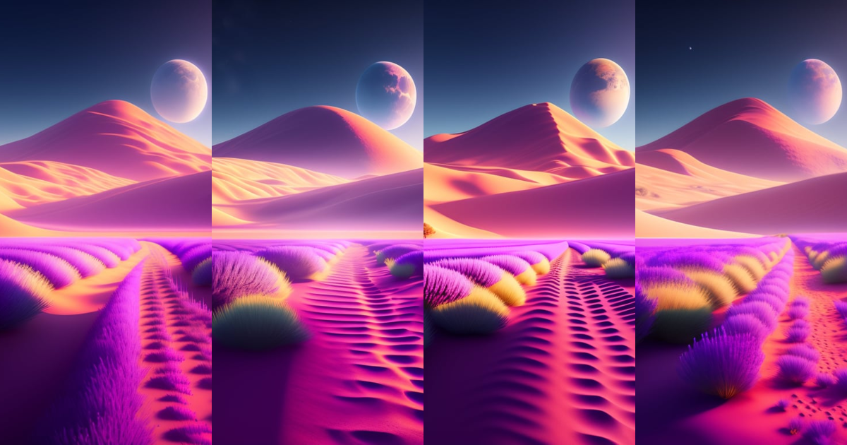 Lexica - Lavender field on Mars landscape,unreal engine, artstation ...