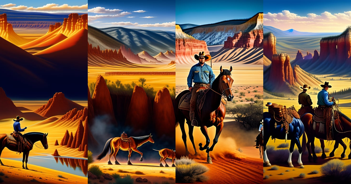 Lexica - Cowboys and dinosaurs, valley of the gwangi, desert plains ...