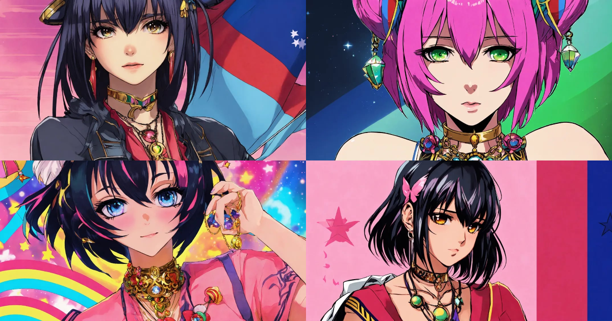 Lexica - A Magical transgender girl with emo cut black hair, bangs that ...