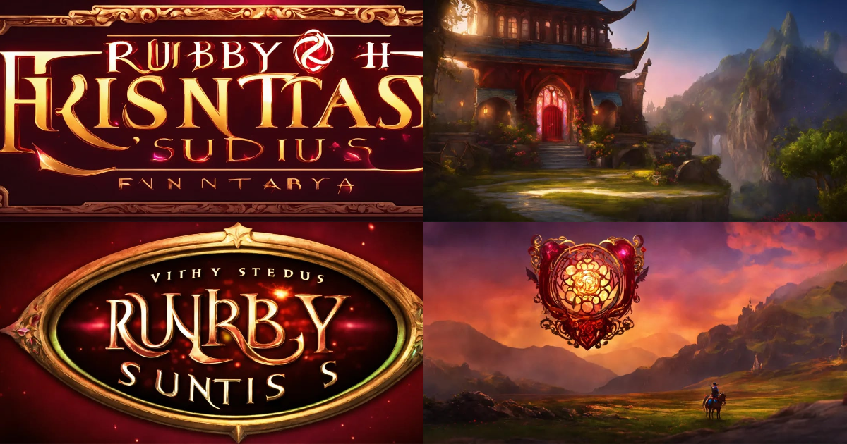 Lexica - Ruby Light Studios fantasy Logo