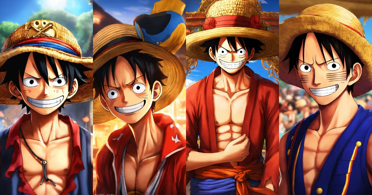 Lexica - One Piece luffy if it was made by dreamworks