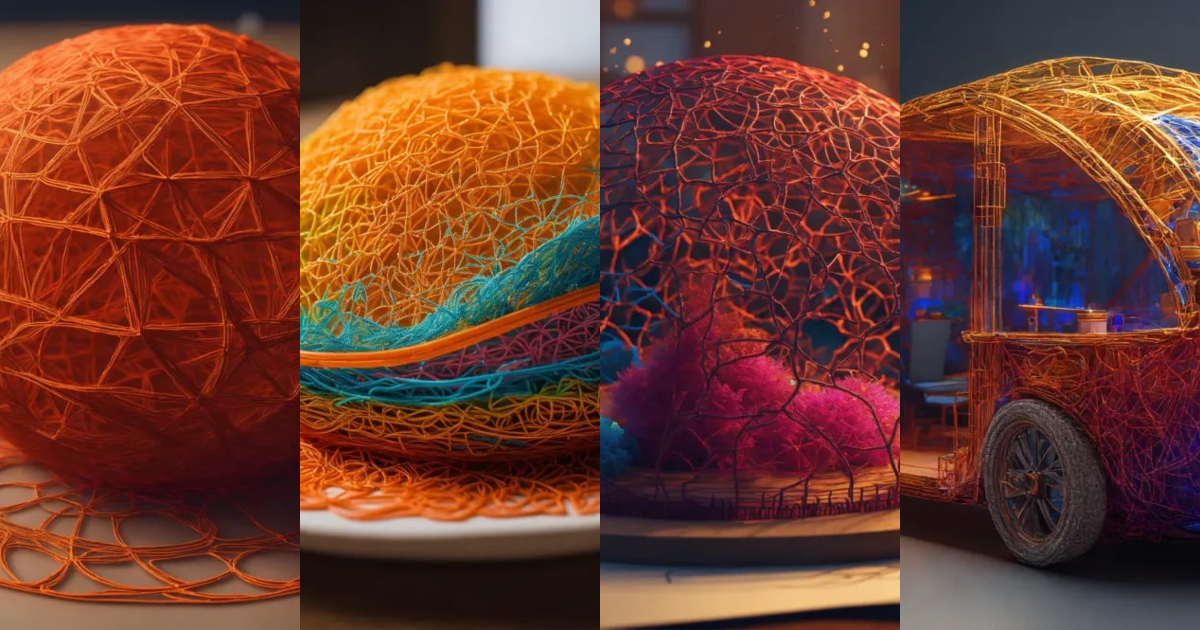 Lexica - Ideas sketch scribble 3d pen beautiful rendering