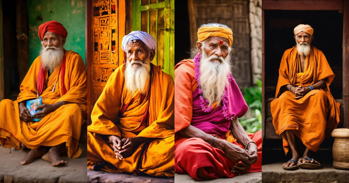 Lexica - An old guru in a village