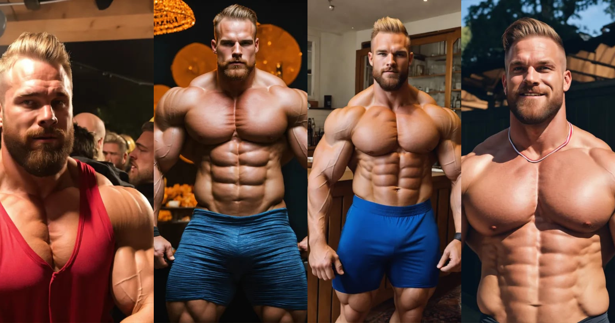 Lexica - 30-year-old Swedish man with big muscles, big bodybuilder ...