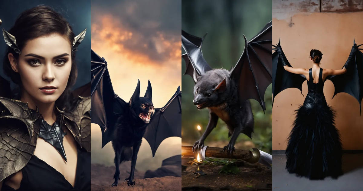 Lexica - Bat wings with spikes