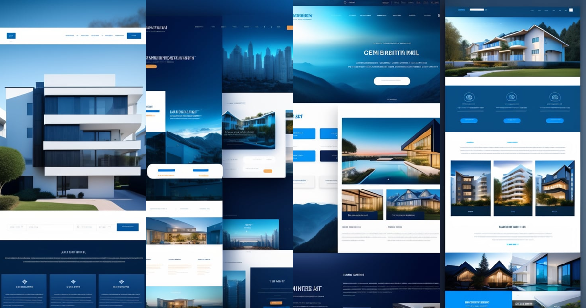 Lexica - Modern website for condominium , beatiful ,ui/ux, blue and ...