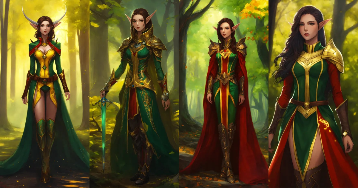 Lexica - Full body drawing of a sci fi high elf, royalty, princess ...