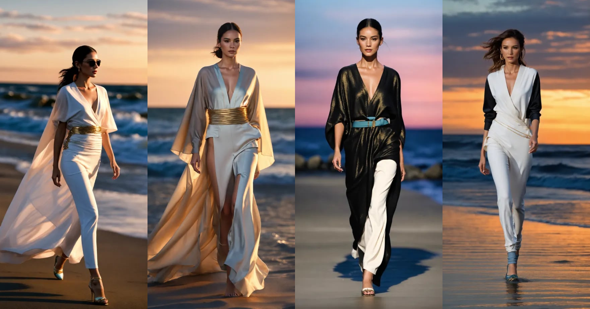 Lexica - 3d realistic photo of female oceanographer walking runway ...