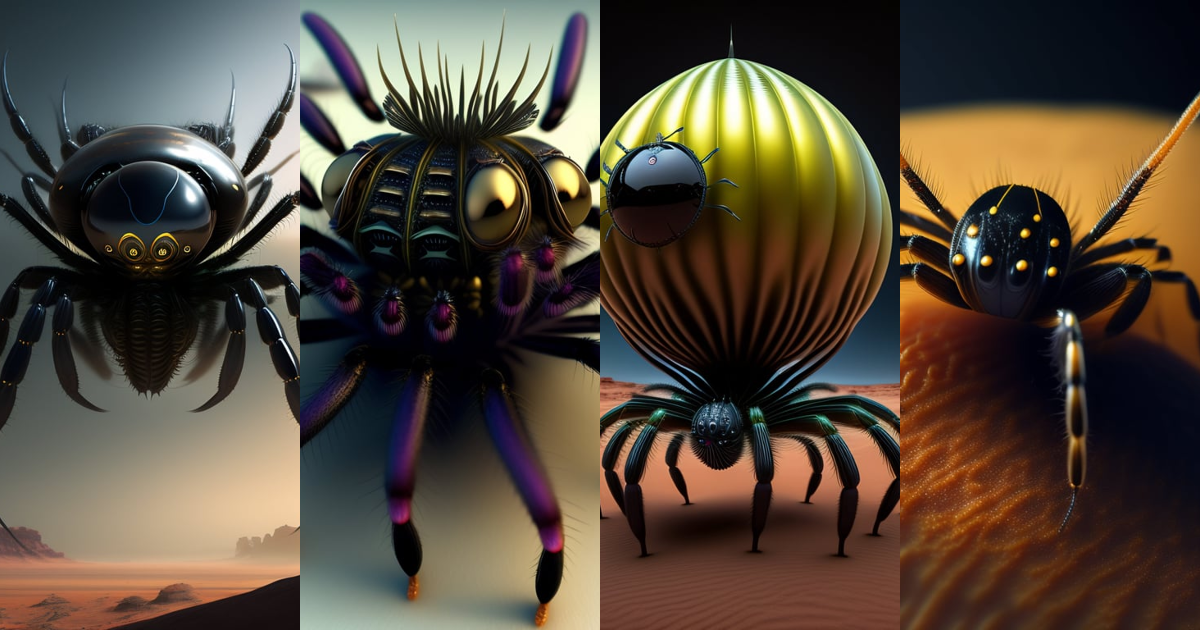 Lexica - A spider mixed with the alien from H. R. Giger