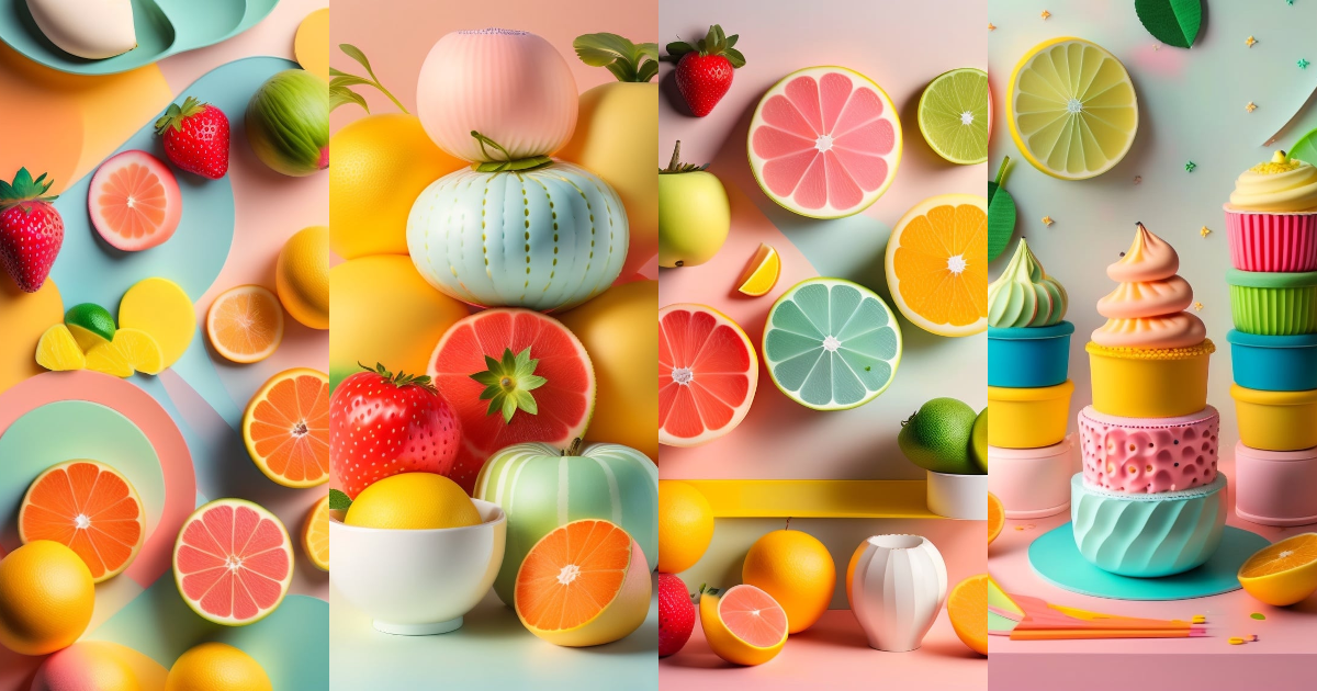 Lexica - Use a bright and cheery background with a mix of pastel colors ...