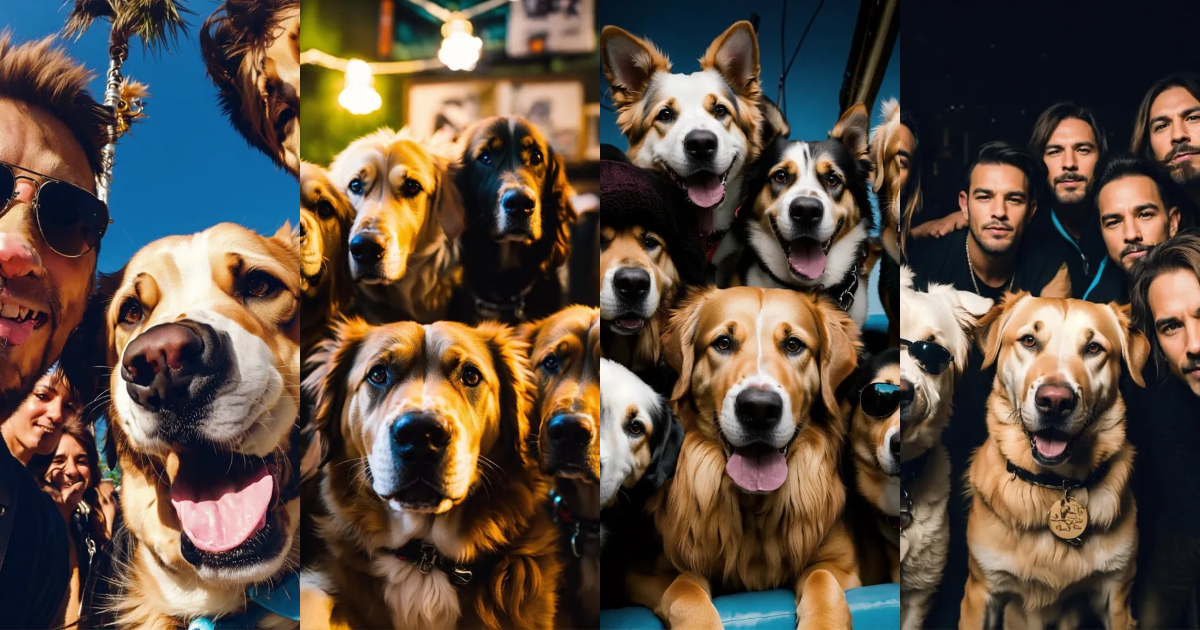 Lexica - Un grupo de rock de perros, donde el cantante esta haciendo la ...