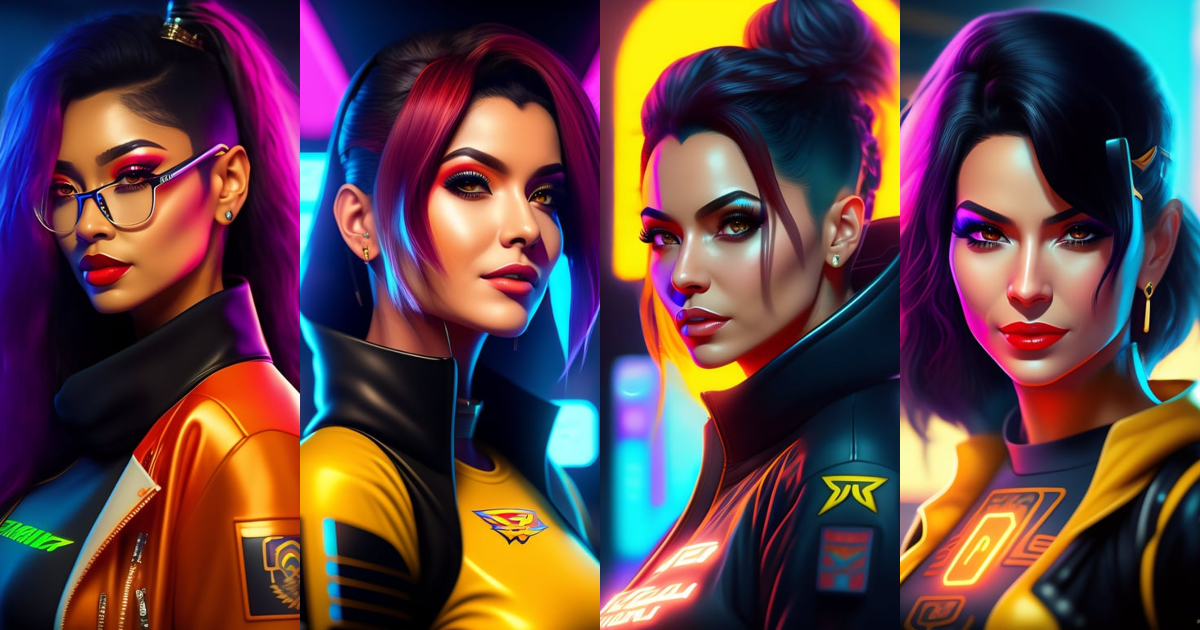 Lexica - Cartoon Cyberpunk Luz Noceda portrait,. Cyberpunk 2077, The ...