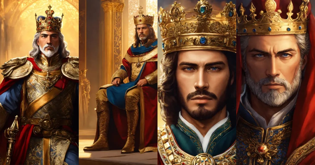 Lexica - "Describe a middle-aged king of European descent, with ...