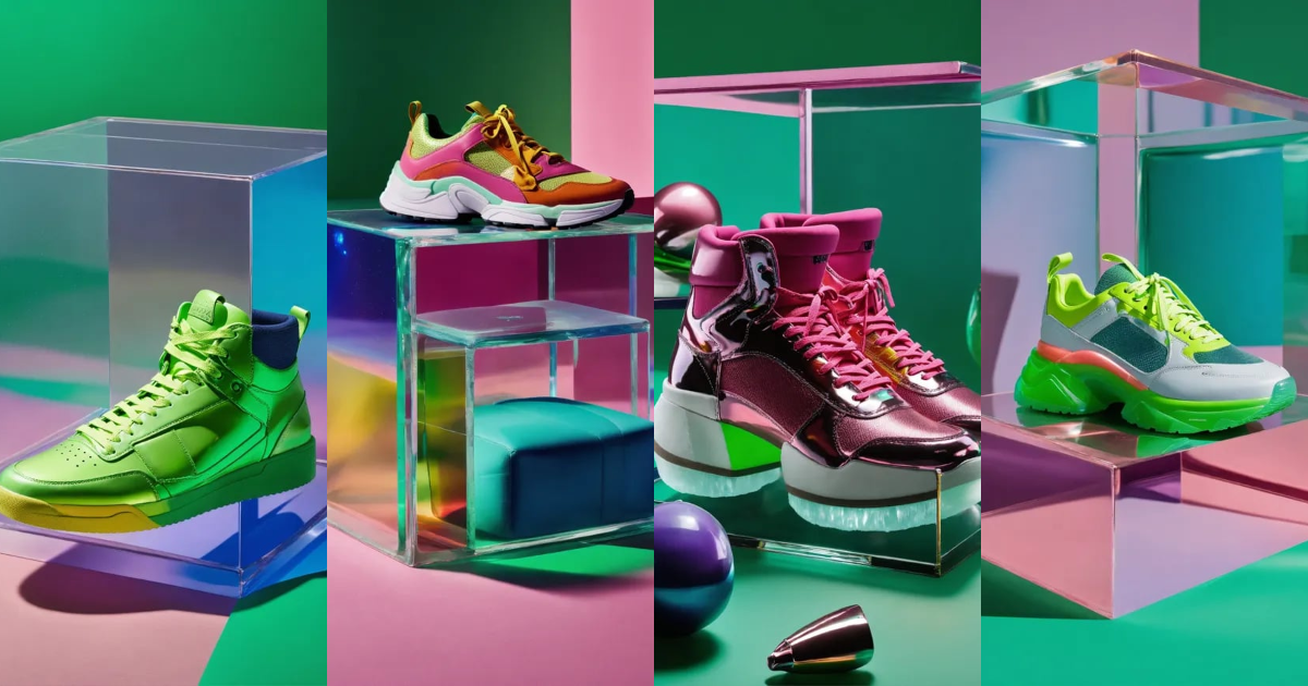 Lexica - Clear iridescent cube full of colorful recognizable objects ...