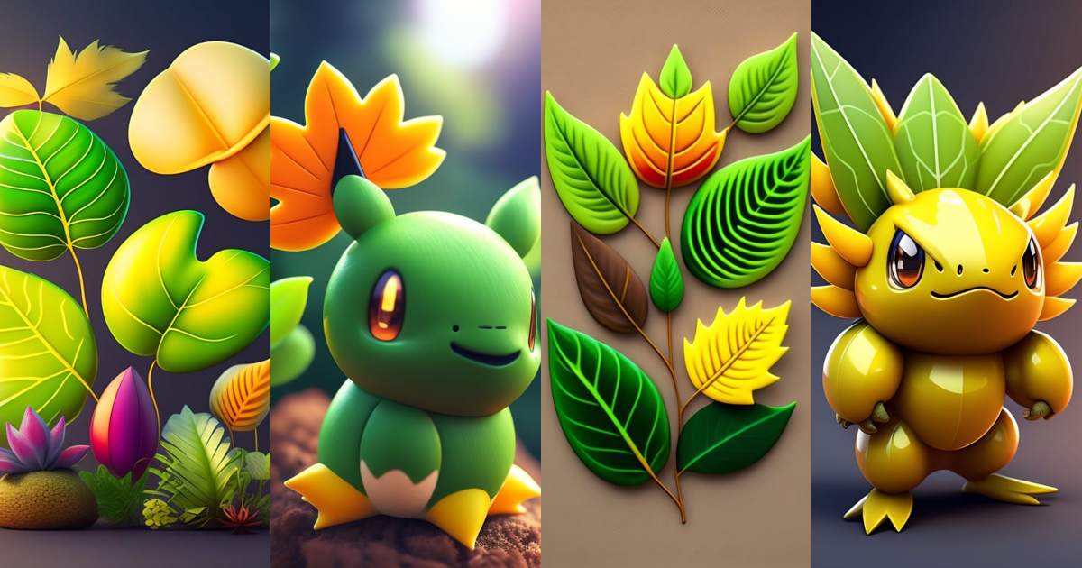 Lexica - Leafy type pokémon with electricity