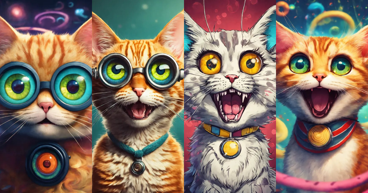 Lexica - Hypnotized cat dancing, brainwashed, mind controlled, with ...