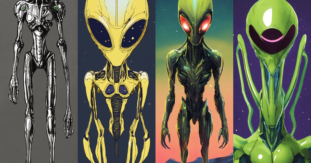 Lexica - Simple vector alien