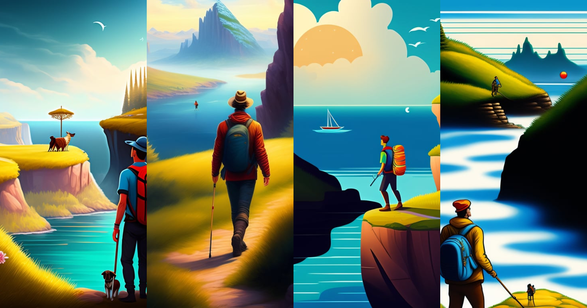 Lexica - Illustration of the The Fool tarot card. It includes a happy ...