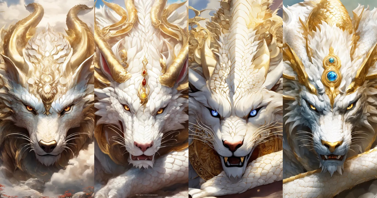 Lexica - The mystical world of spiritual art, the dragon creates a ...