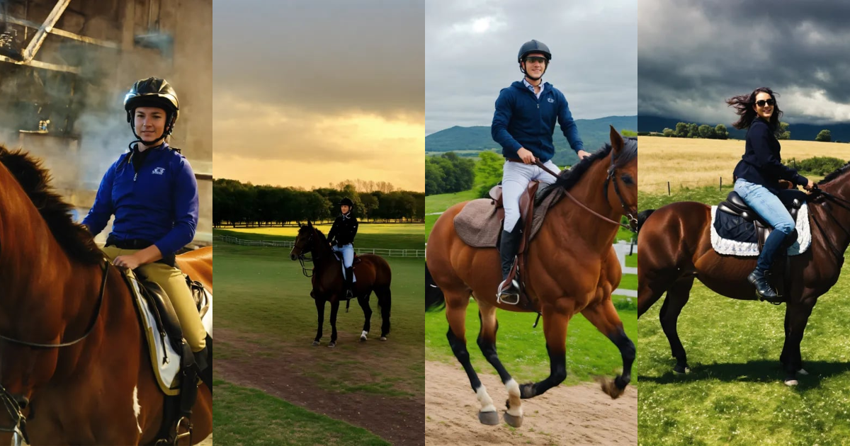 Lexica - Myself in 20 riding a horse