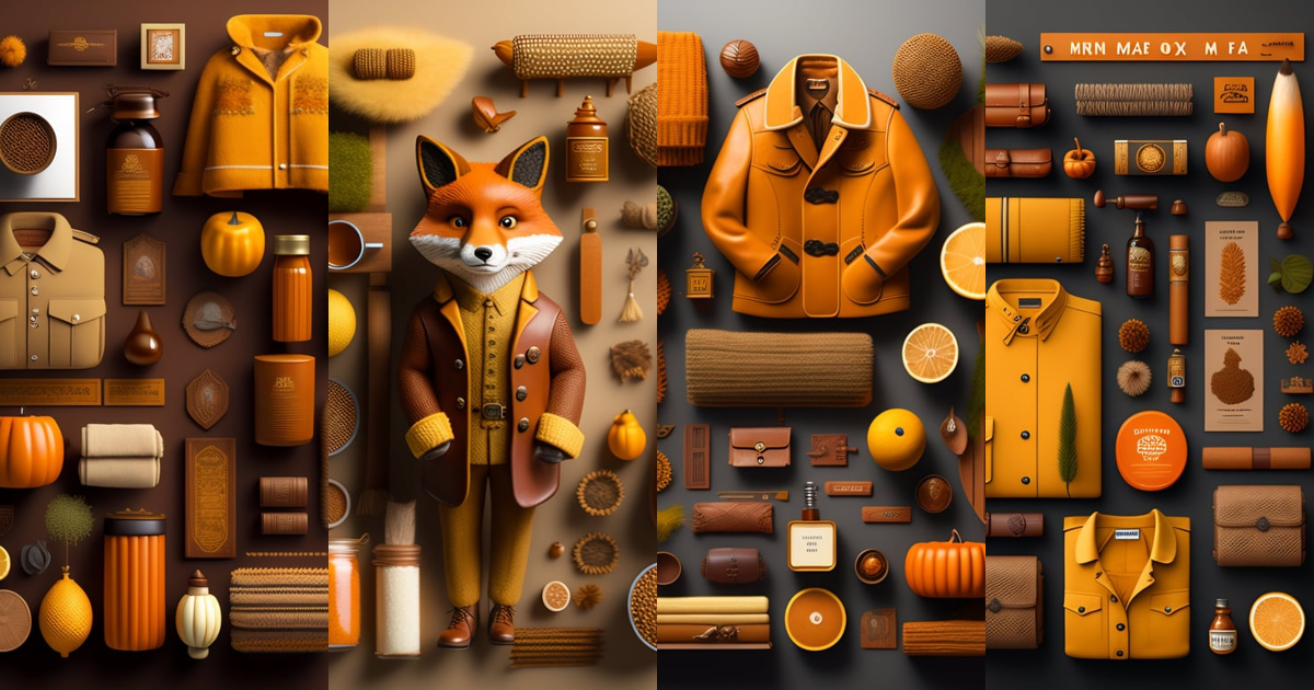 Lexica - 'Fantastic Mr. Fox, Costumes and props, Knolling, Knolling ...