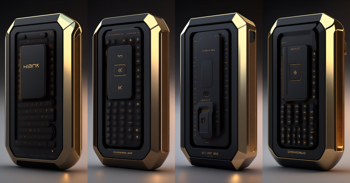 Lexica - Armoured Mobile phone, centred, night time, octane render ...