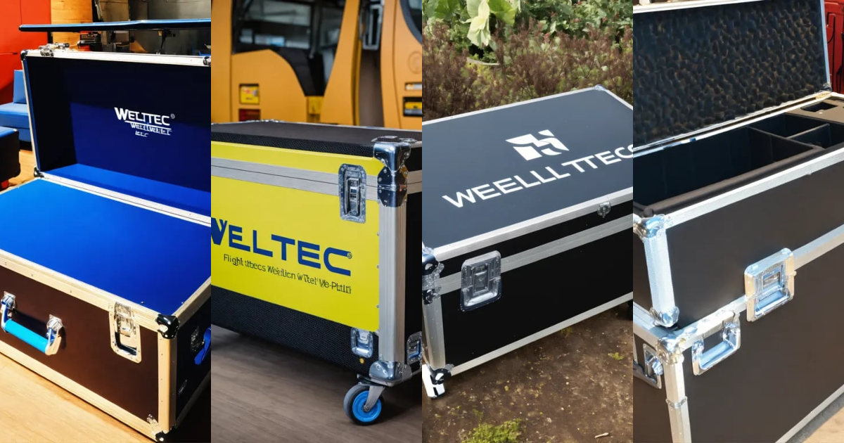 Lexica - Flight case branded with Welltec.