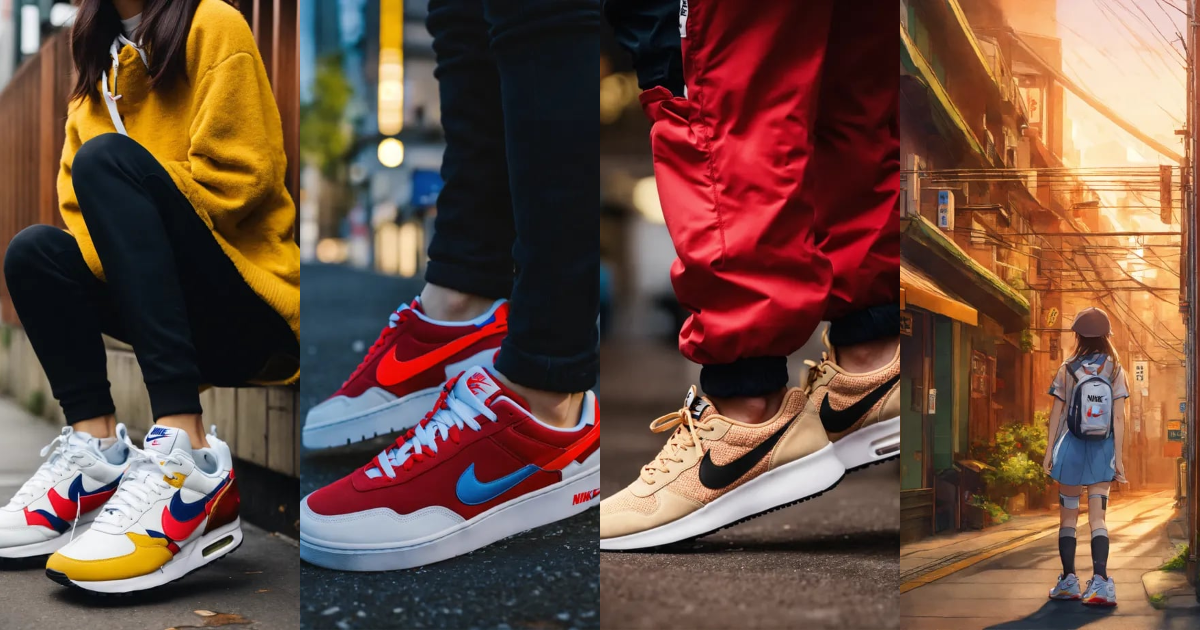 Lexica - Urban shoes, nike, japan style, 8k